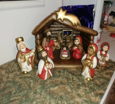 presepe giubileo 2000 rosso